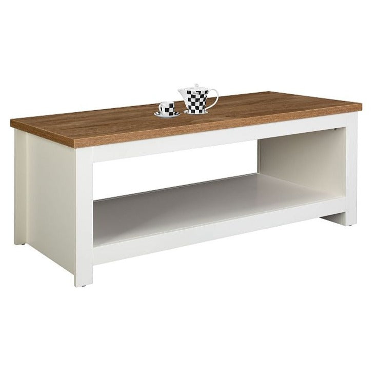 SLF Byron Coffee Table 2 Tone Natural/White - 994031 – Casa Rosso