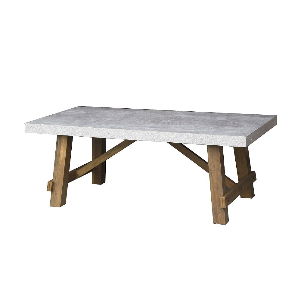 SLF Beton Coffee Table Faux Concrete Top Scandi - 994814 – Casa Rosso
